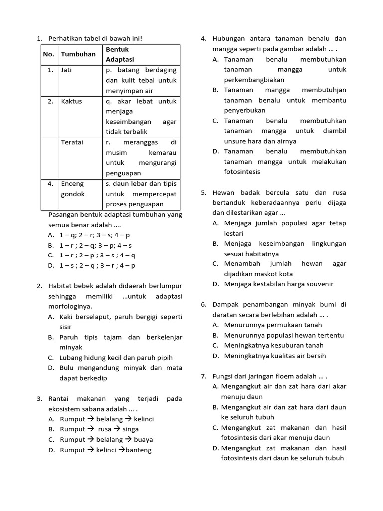 Usbn Kelas 6 Ipa | PDF