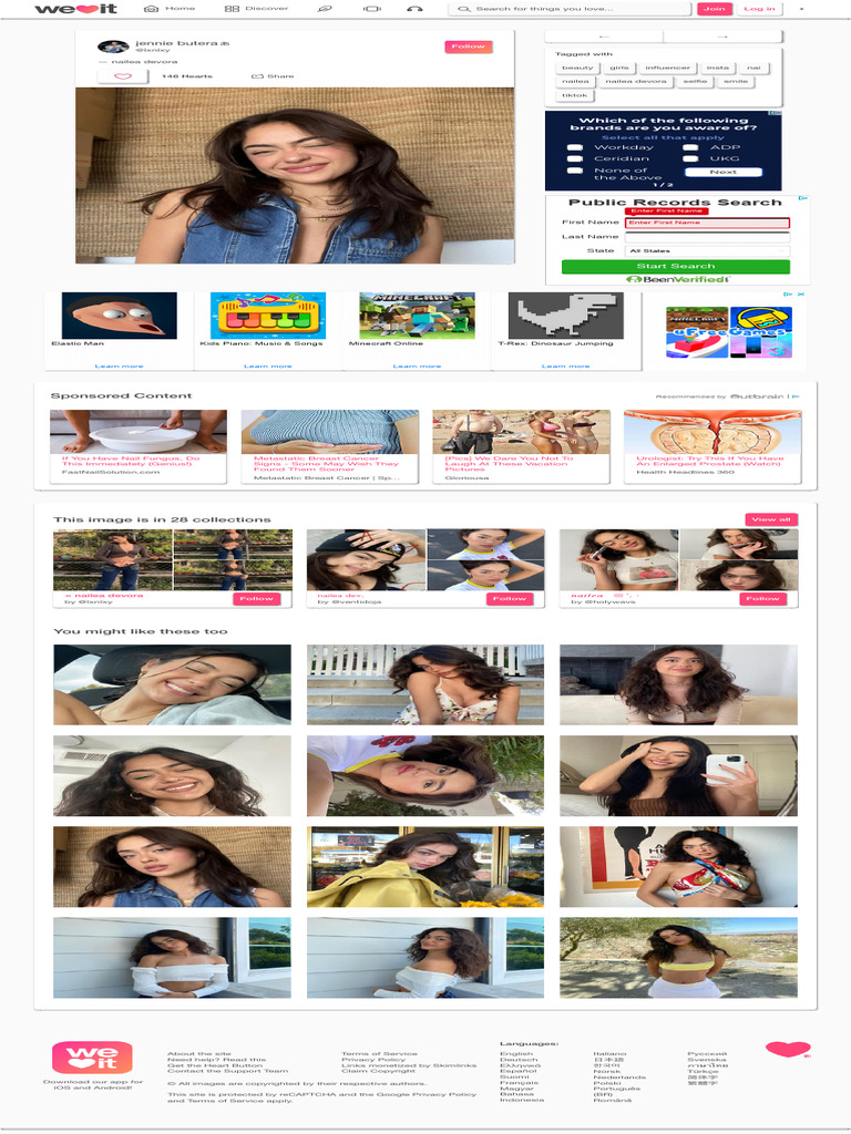 - nailea devora discovered by jennie buteraぁ on We Heart It | PDF | Mobile Software