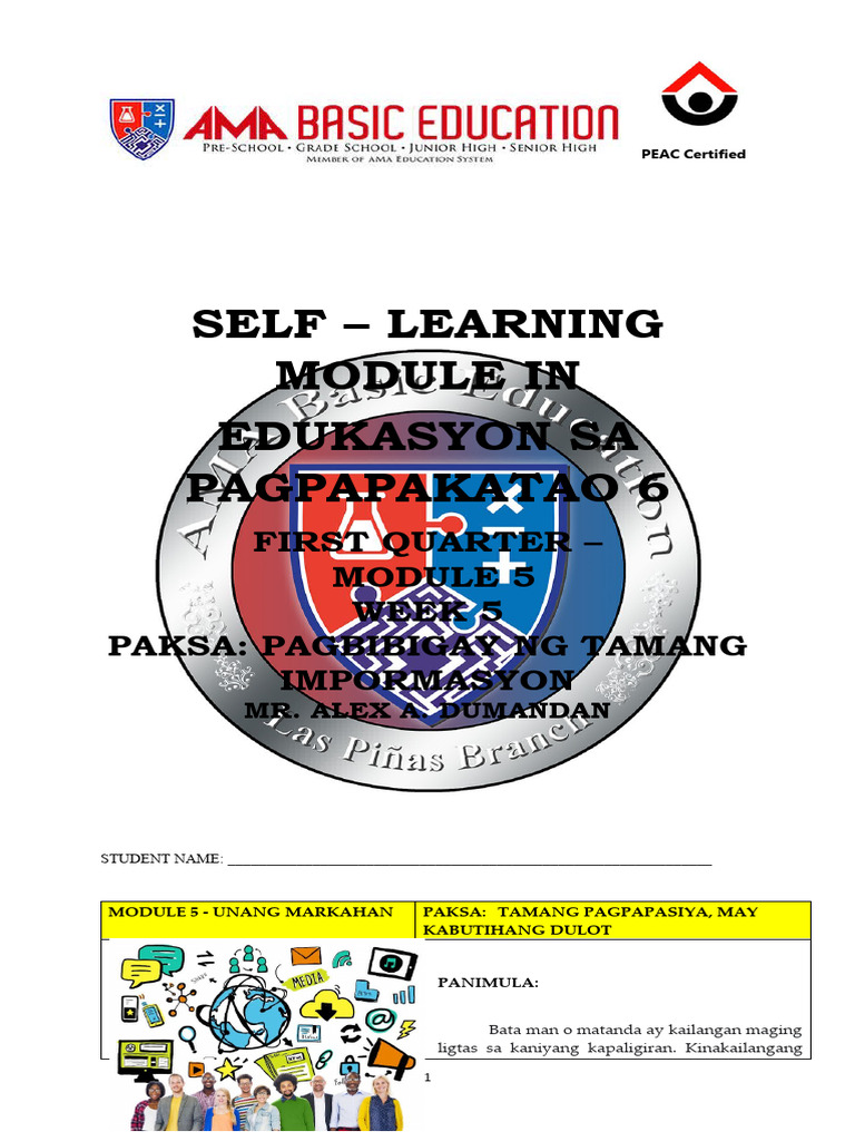 Module5 Esp Q1 | PDF