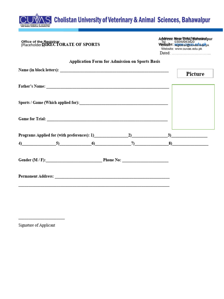 Sports Trial Performa | PDF