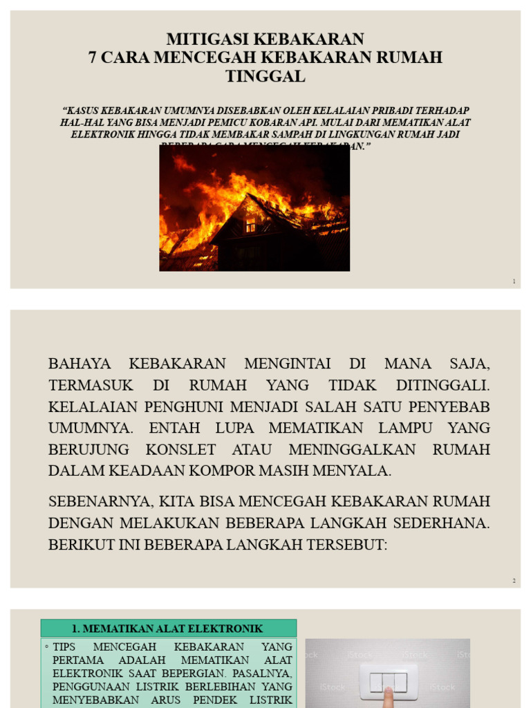 Himbauan Mencegah Kebakaran | PDF