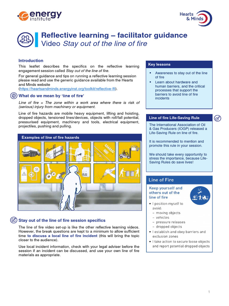 Stay Out of The Line of Fire | PDF