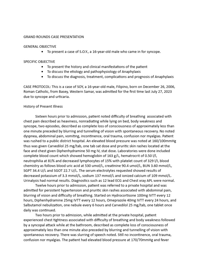 Grand Rounds Case Presentation | PDF | Vaccines | Epidemiology