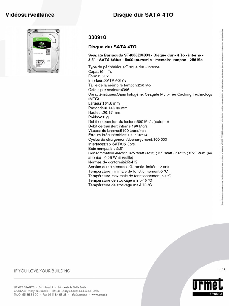 Disque Dur 4t | PDF | Disque dur | Ingénierie informatique