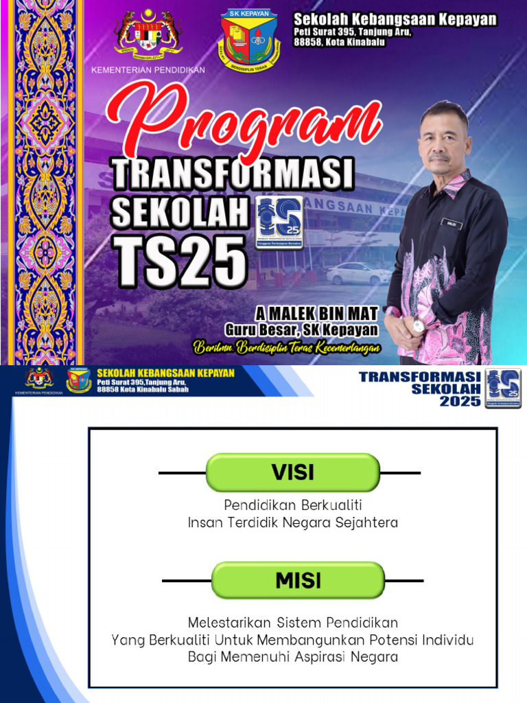 Program Ts25 SK Kepayan | PDF