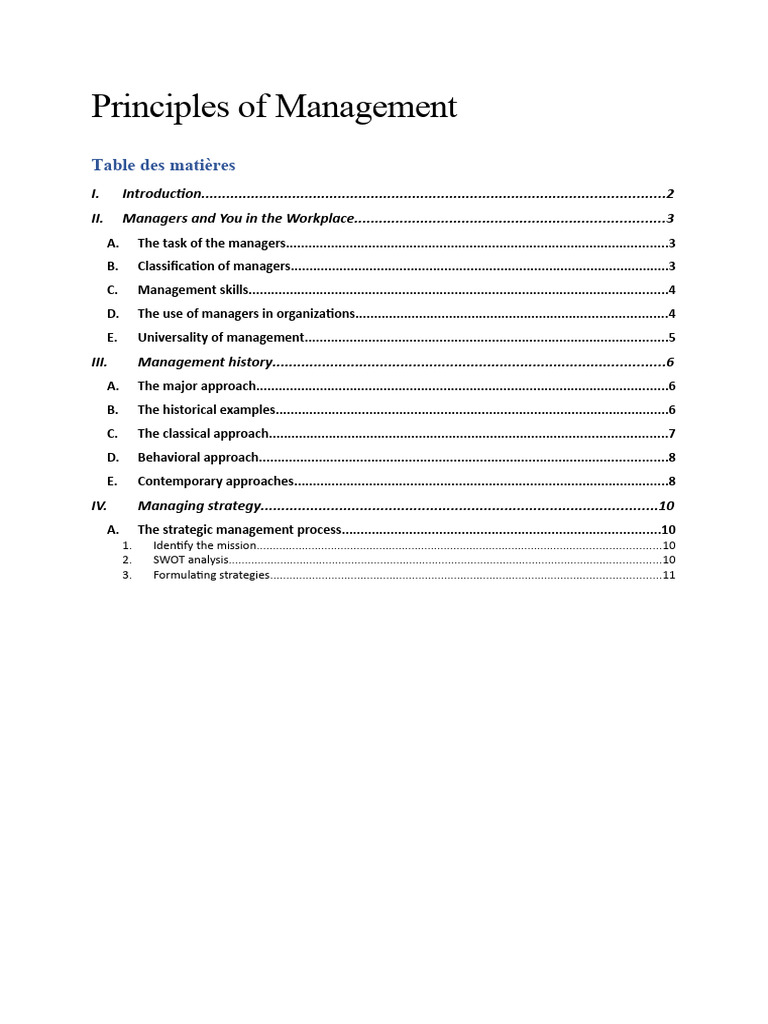 Principles of Management | PDF | Strategic Management | Goal