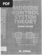 Control Systems - M Gopal | PDF