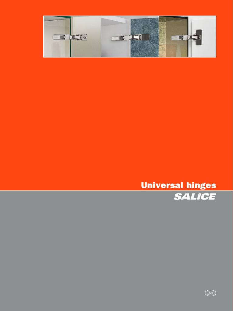 Salice UNIVERSAL-HINGES Eng | PDF