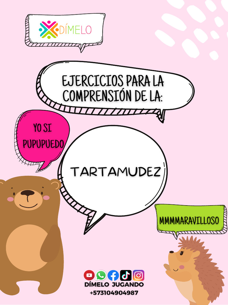 Cuadernilo Tartamudez Dimelo Jugando | PDF | Tartamudeo | Espectro autista