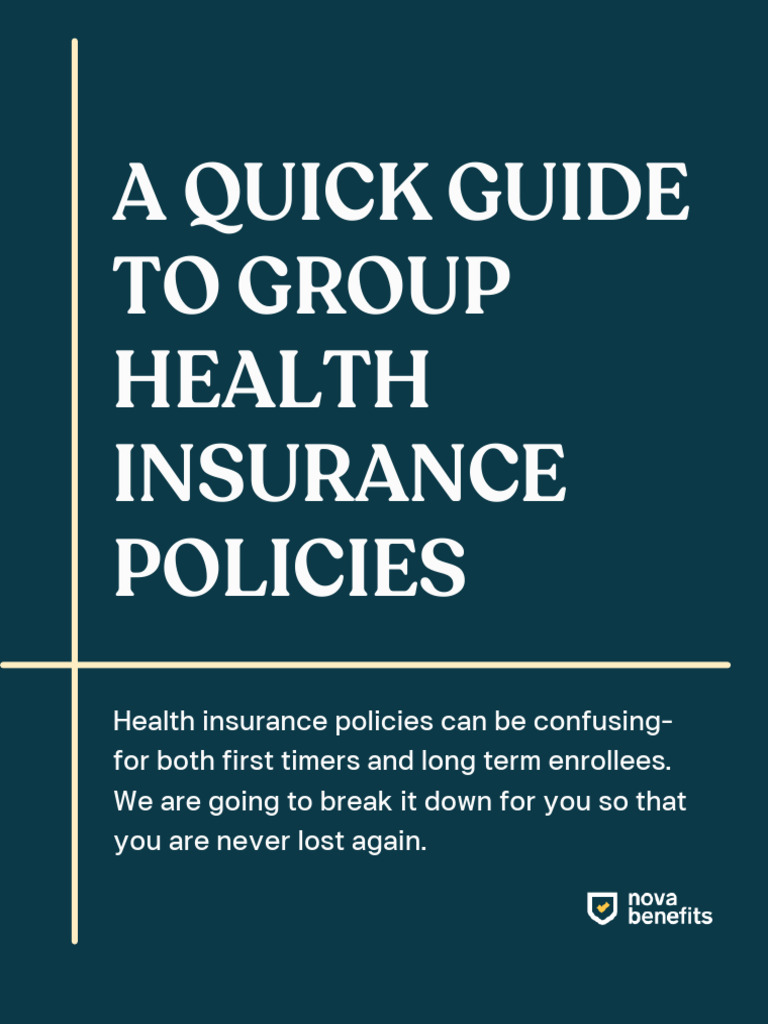 Guide To Group Health Insurance | PDF | Insurance | Employment