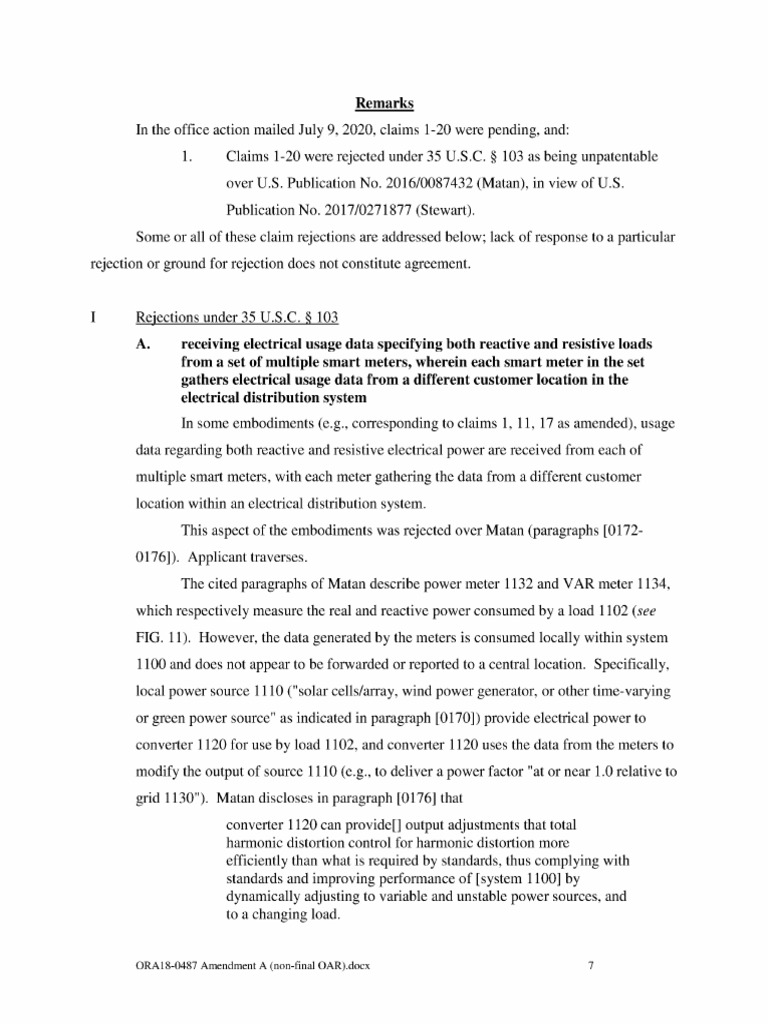 Applicant Arguments Remarks Made in An Amendment | PDF