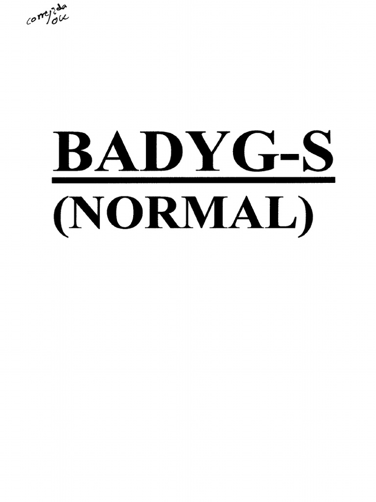 BADYG-S | PDF