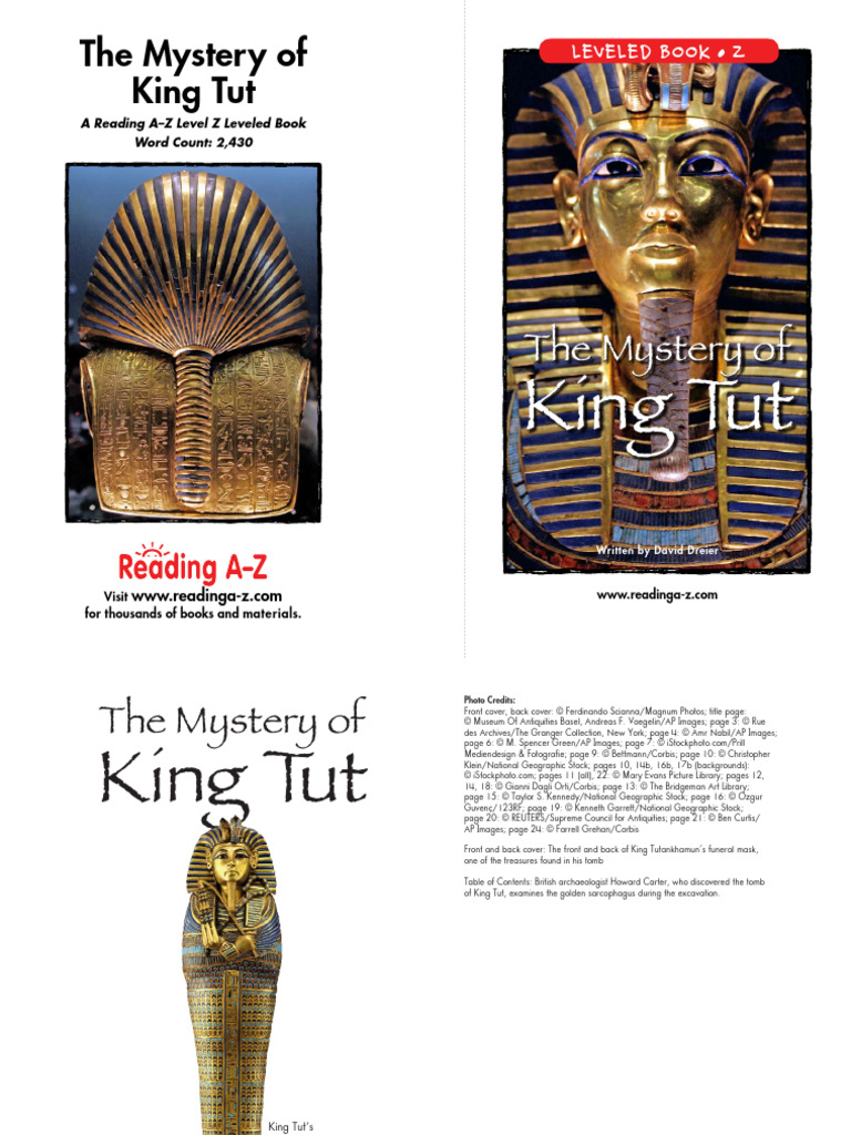 Z The Mystery of King Tut | PDF | Tutankhamun | Akhenaten