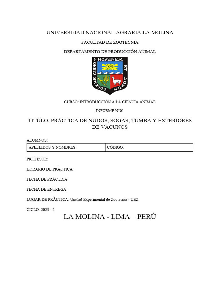 Introduccion A La Ciencia Animal N1 | PDF