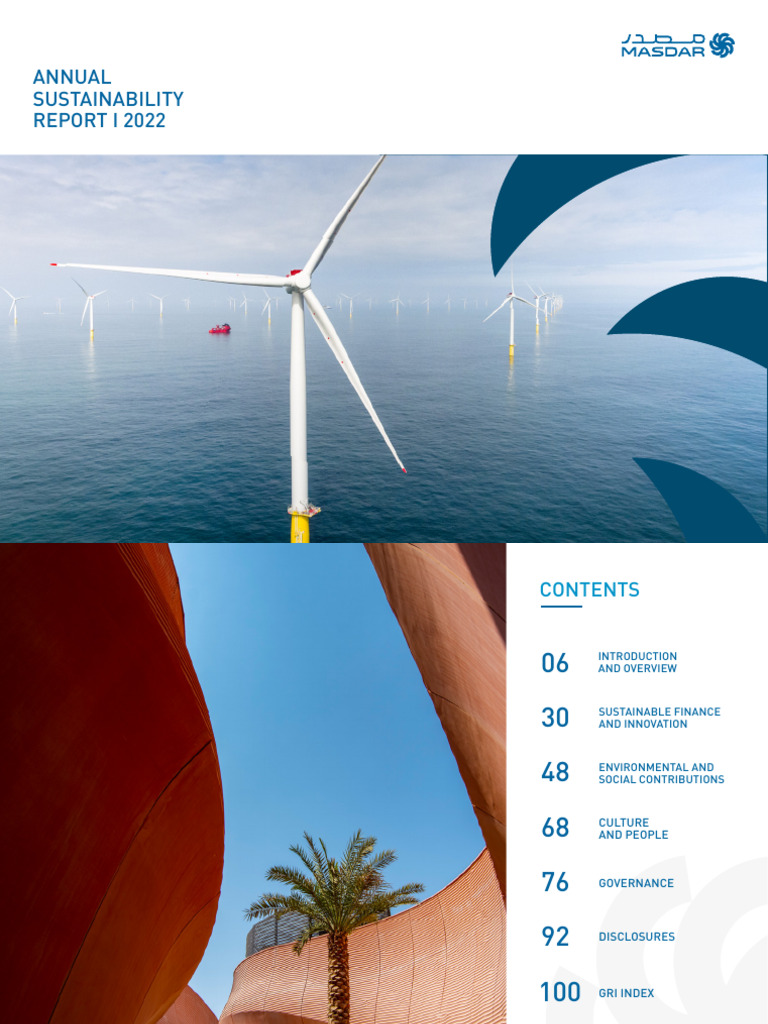 masdar-annual-sustainability-report-2022 | PDF | Renewable Energy ...