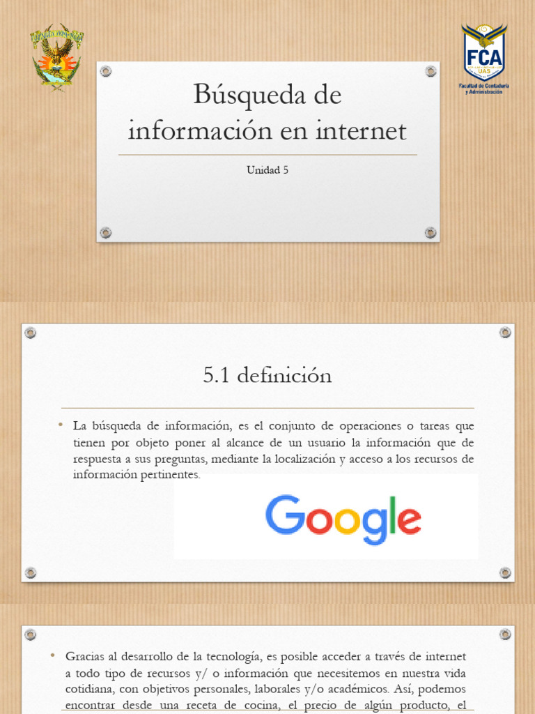 Unidad 5 Busqueda de Informacion en Internet | PDF | Internet | Información