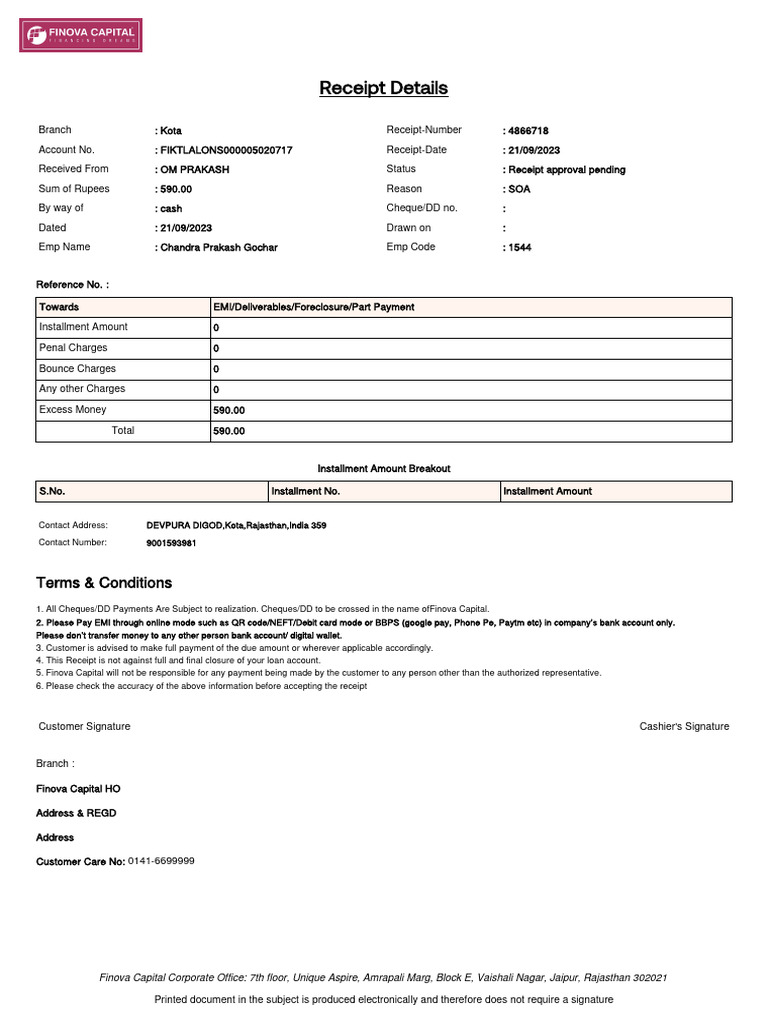 Receipt ID4866718 304157 | PDF | Cheque | Banks