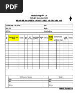 Raw Material Inspection Report | PDF