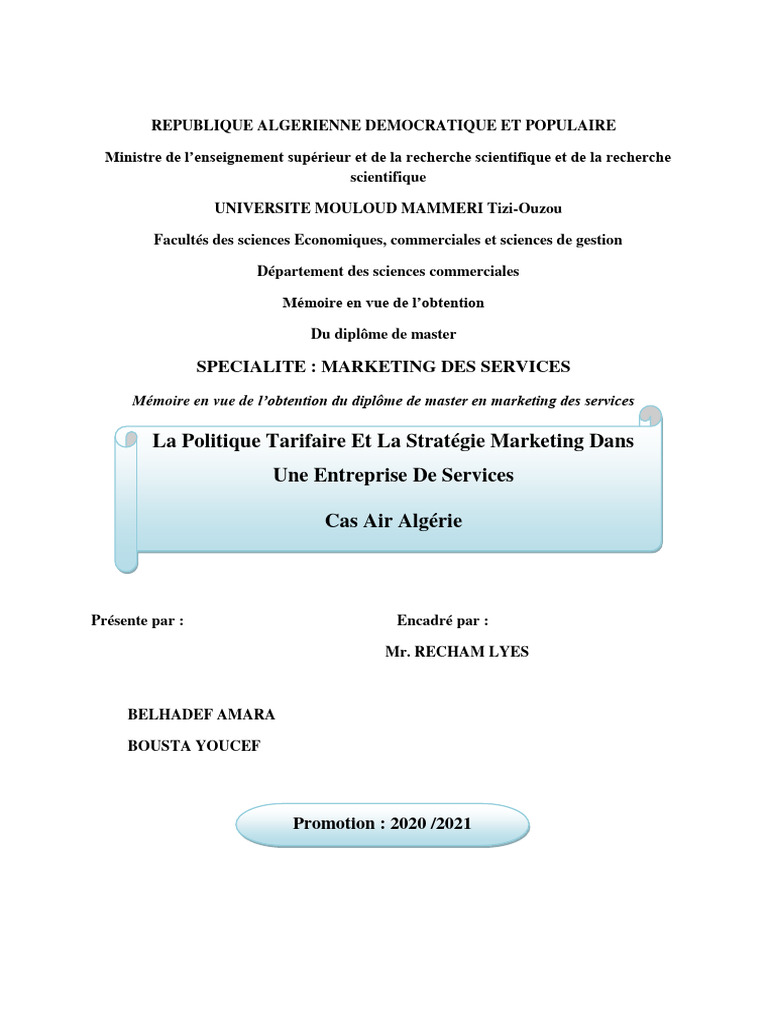 Mémoire Final | PDF