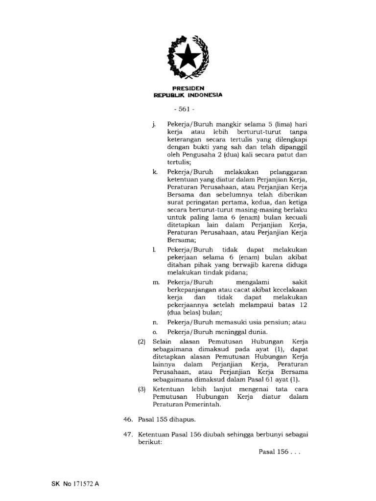 Uu No 6 Tahun 2023 | PDF