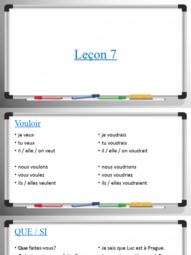 Leçon 7 | PDF