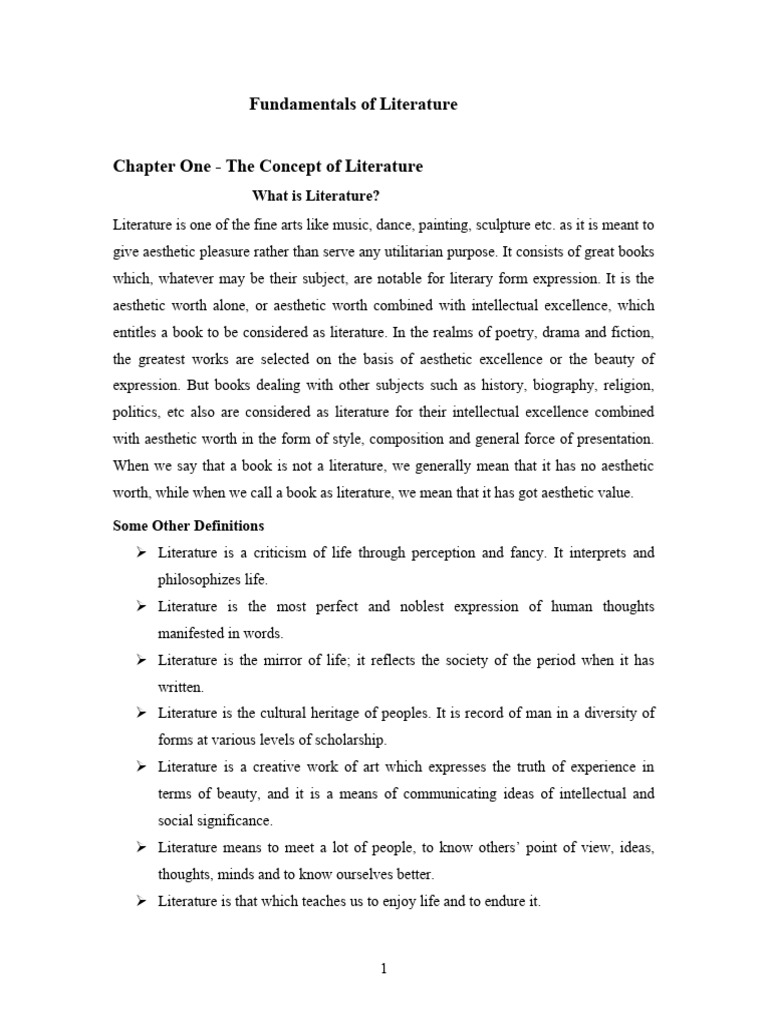 Fundamentals of Literature | PDF | Poetry | Tragedy