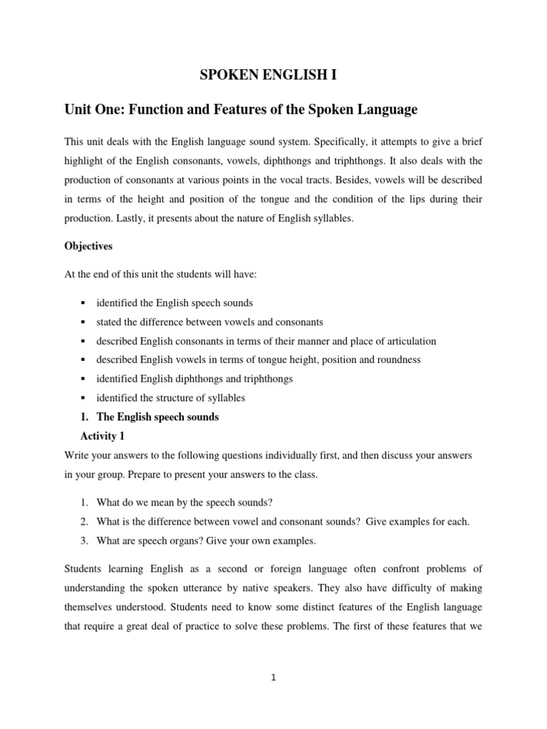English Vowel and Consonant Sounds Guide | PDF | Vowel | Consonant
