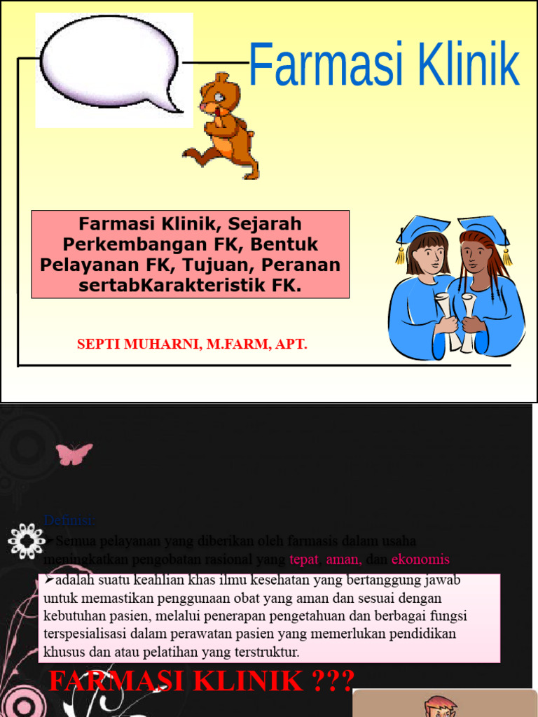 I Pengantar Farmasi Klinik | PDF