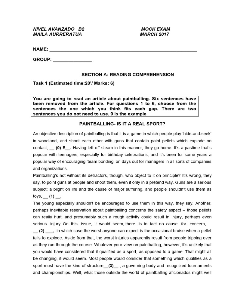 Reading, Listening and Writing 2017 | PDF | Laughter | Sports