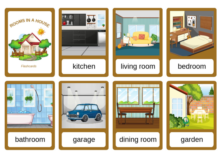 Home Vocabulary Flashcards | PDF