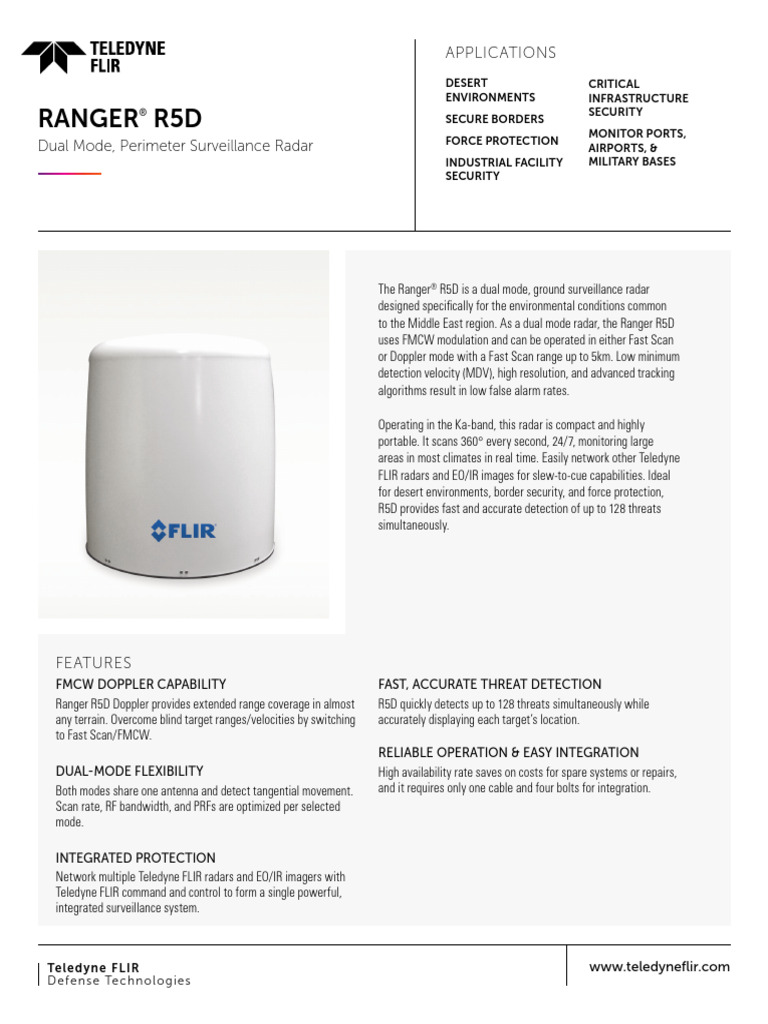 Ranger R5D Datasheet | PDF