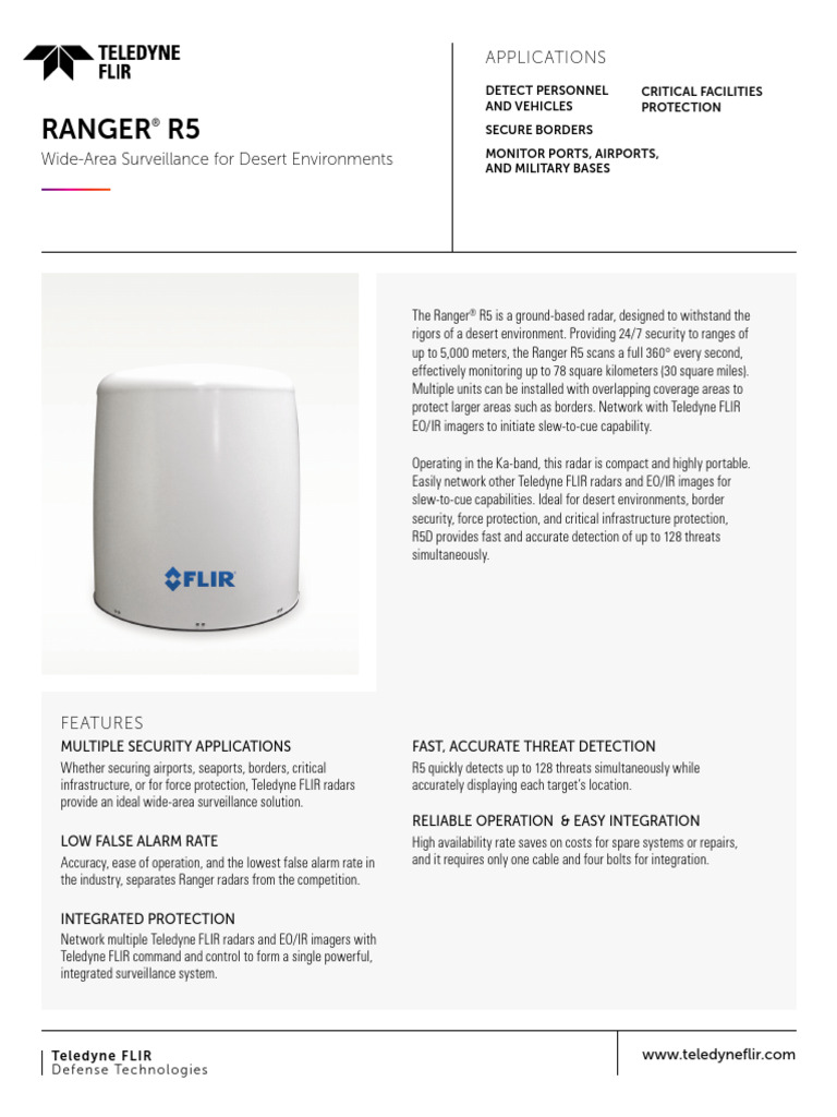 Ranger R5 Datasheet | PDF
