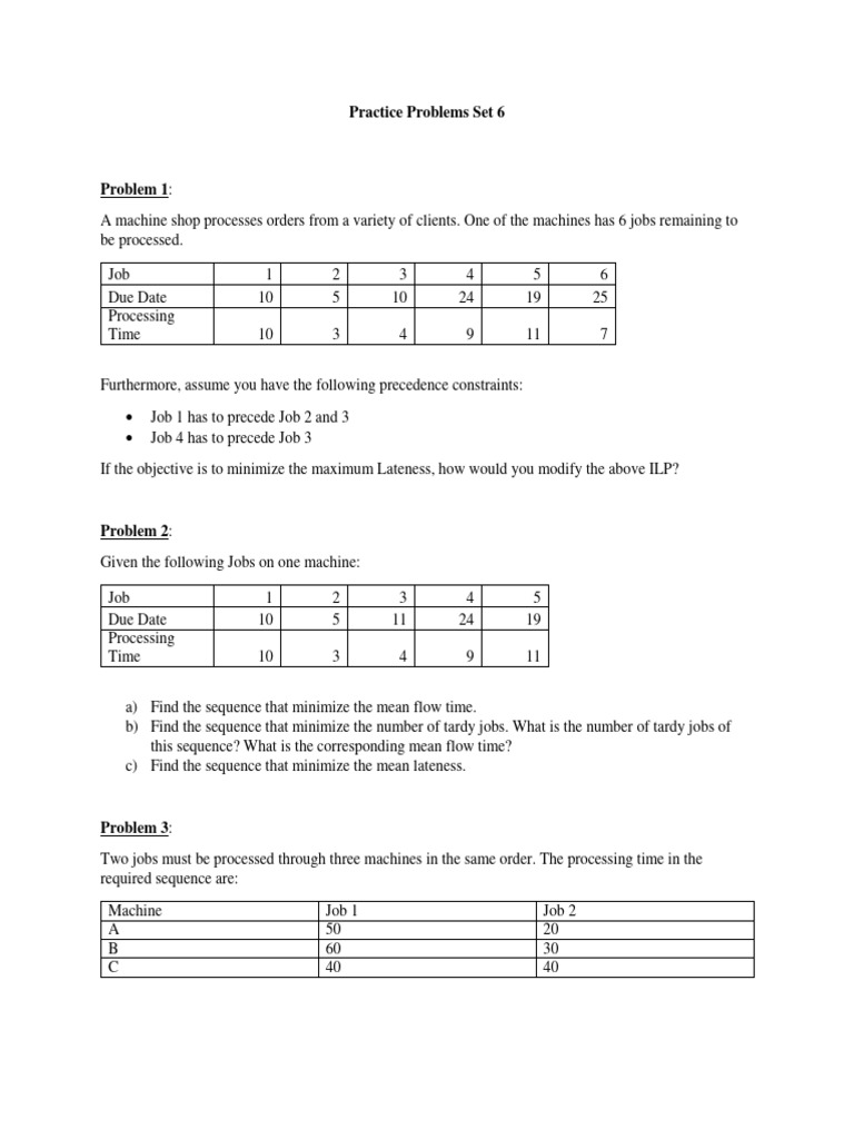Practice Problems Set 6 Instructions Pdf