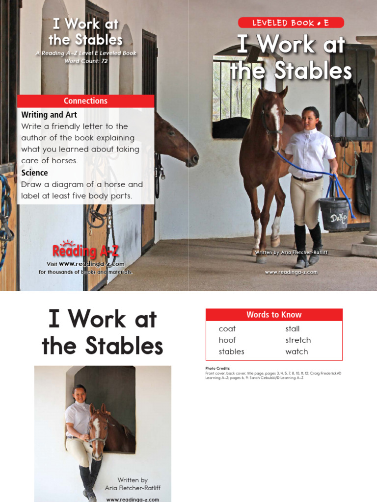 E I - Work - at - The - Stables | PDF | Horses | Equus (Genus)