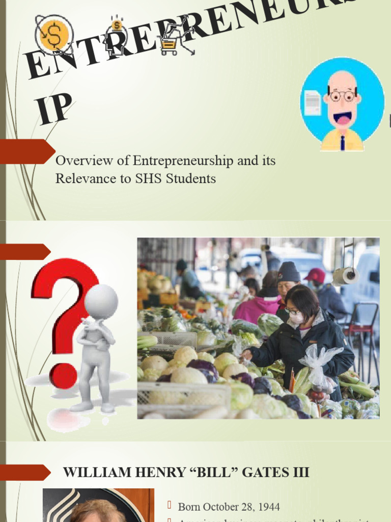 Entrep PPT 1 Student | PDF | Entrepreneurship | Economies