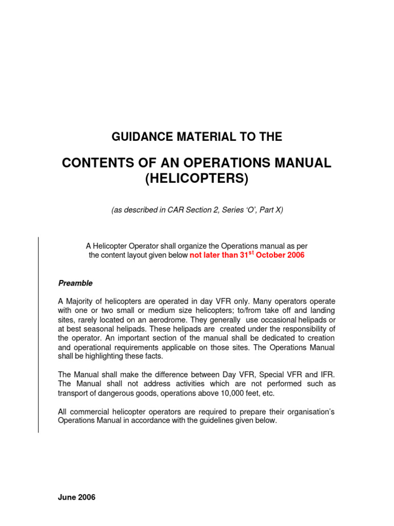 India Helicopter FOM | PDF | Instrument Flight Rules | Visual Flight Rules