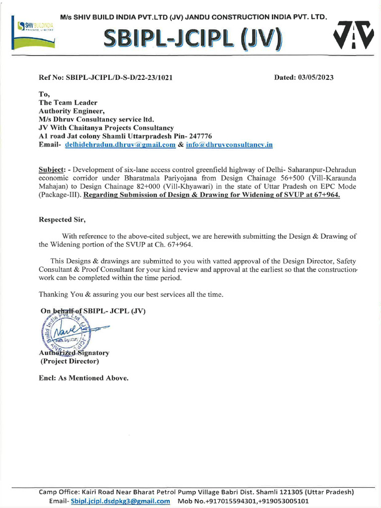 Letter No-1021 | PDF