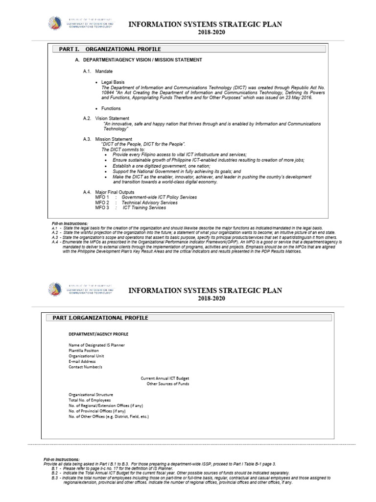 Information Systems Strategic Plan 2018-2020 | PDF | Finance & Money ...