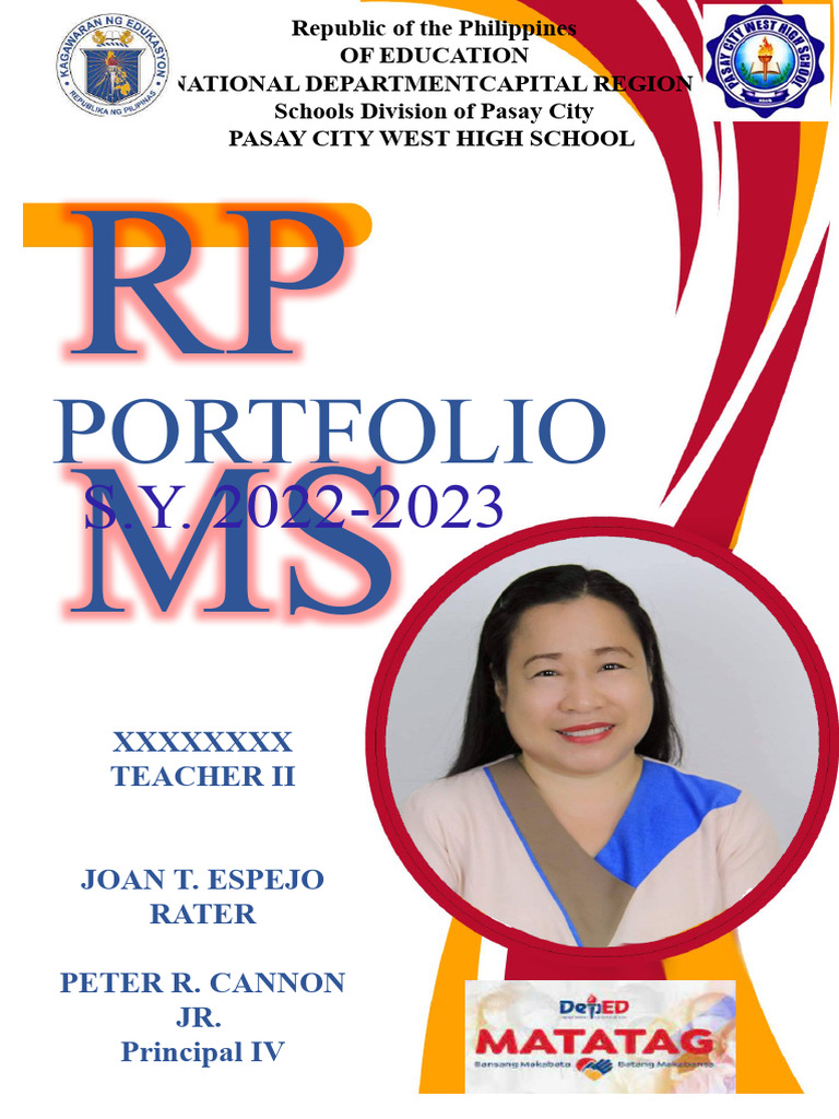 RPMS Eportfolio Template TVL - GROUP | PDF | Learning | Educational ...