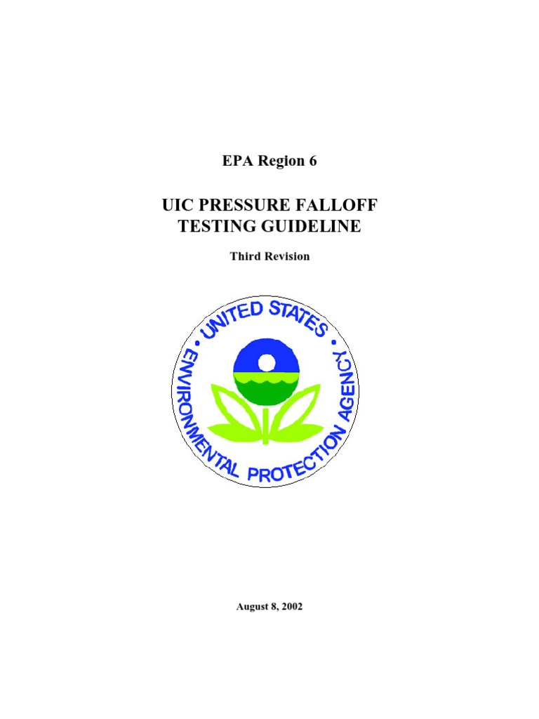 Injection Fall Off Testing - EPA - Guidance | PDF | Calibration ...