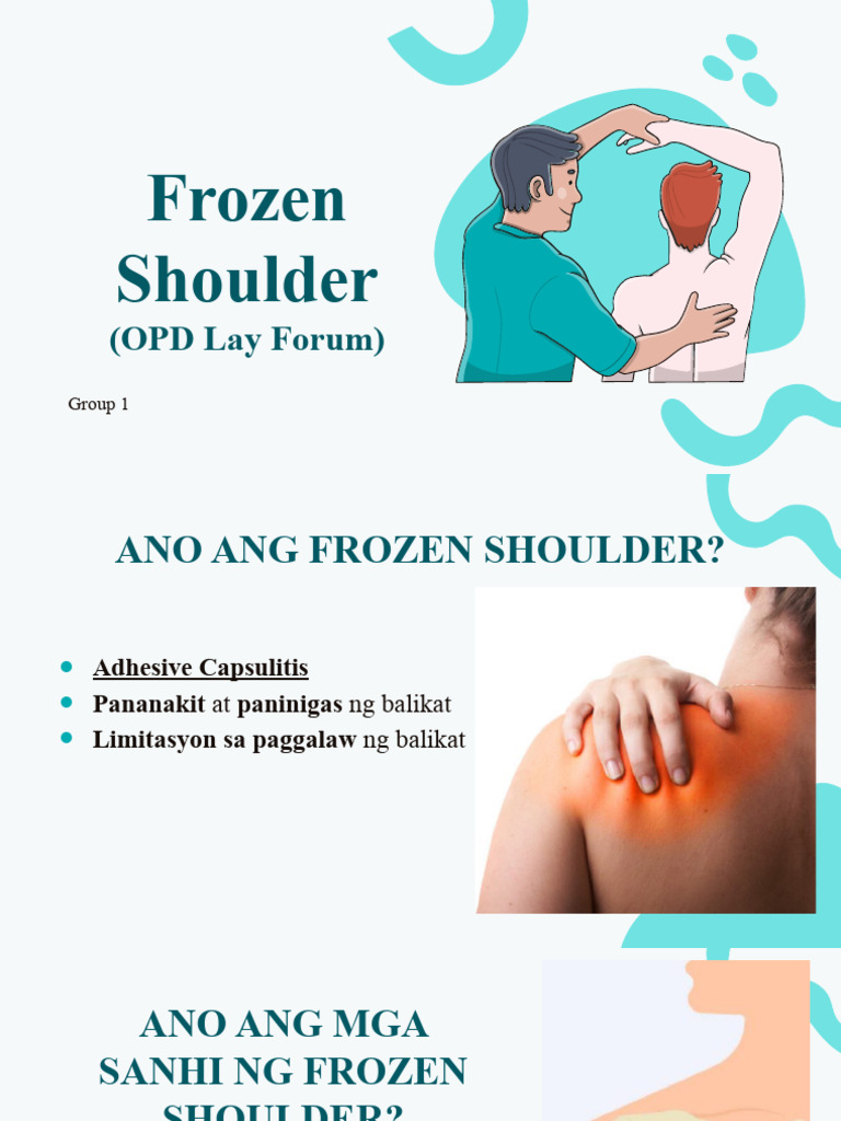 Frozen Shoulder | PDF