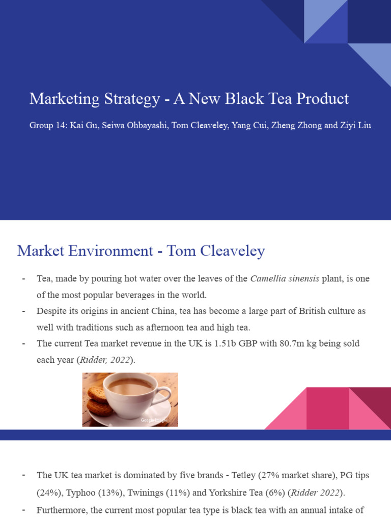 Black Tea Marketing Strategy | PDF | Tea | Drink