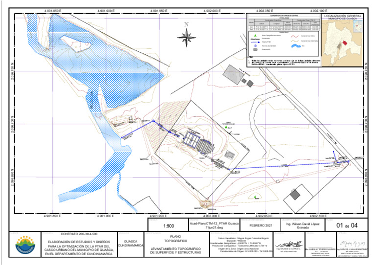Mapa Topográfico de Guasca, Cundinamarca | PDF