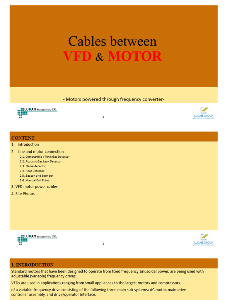 Cables VFD-motor BACK UP | PDF | Power Inverter | Components
