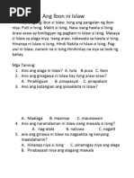MTB 1 - Una at Huling Tunog NG Mga Salita | PDF | Language Arts & Discipline