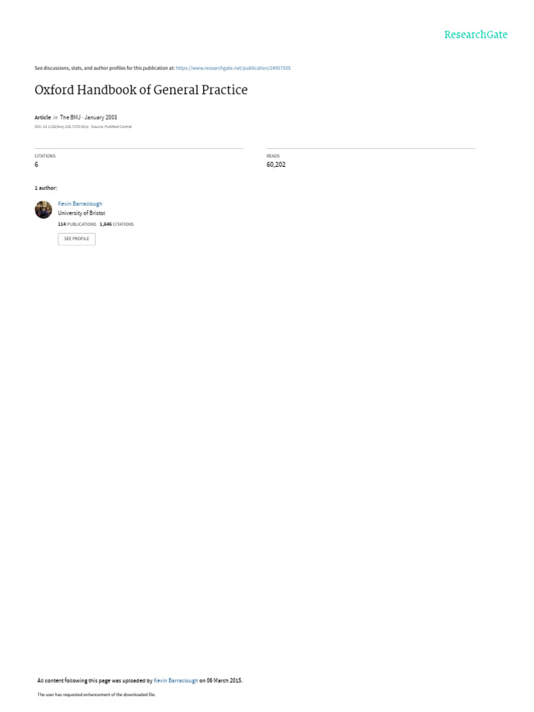 Oxford Handbook of General Practice | PDF | Hormone Replacement Therapy ...