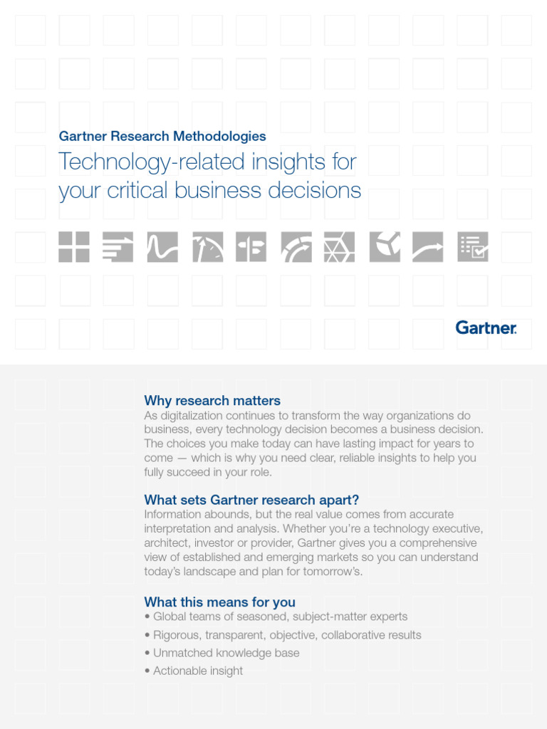 Gartner Methodologies | PDF | Methodology | Intelligence Analysis
