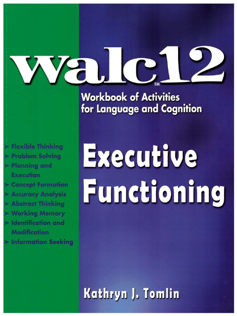 Walc 12 Executive Functioning | PDF