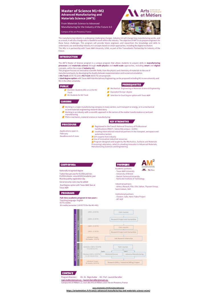 Aix - MasterAM2S-M1-M2 - Brochure - MR-AM2S-M1-M2-ArtsetMetiers-FRANCE-AixenProvence | PDF ...