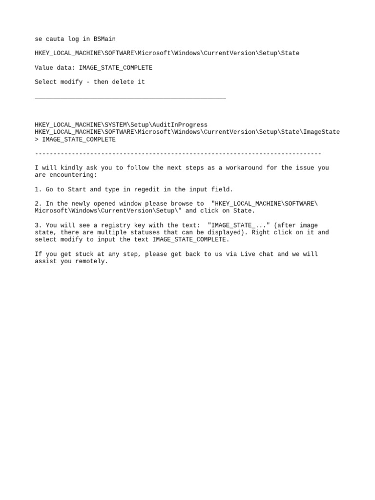 Audit Mode (IMAGE - STATE - GENERALIZE - RESEAL - TO - OOBE) | PDF